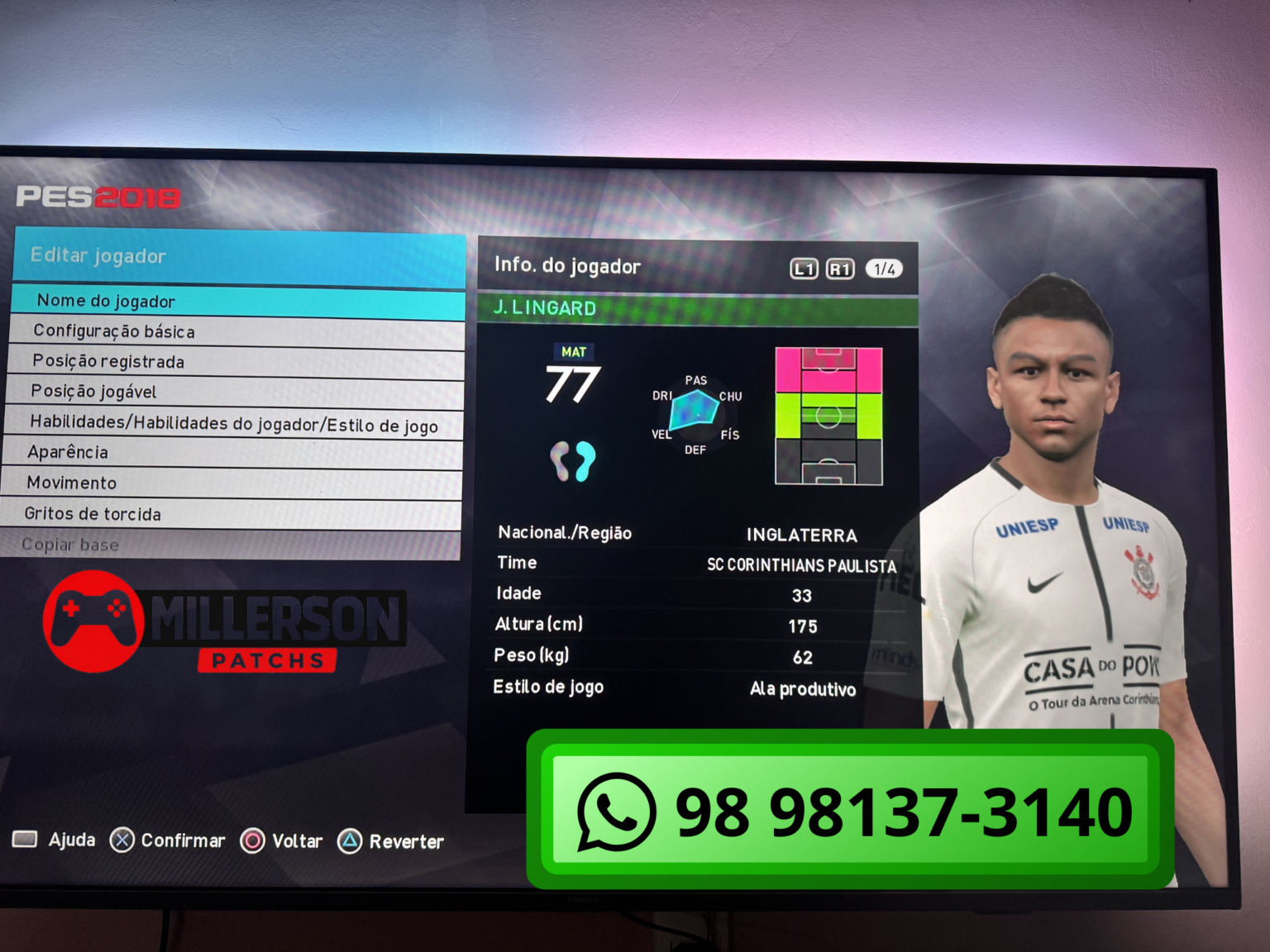 PES 2018 PS3 ATUALIZADO PATCH PES 2026 COMPLETO