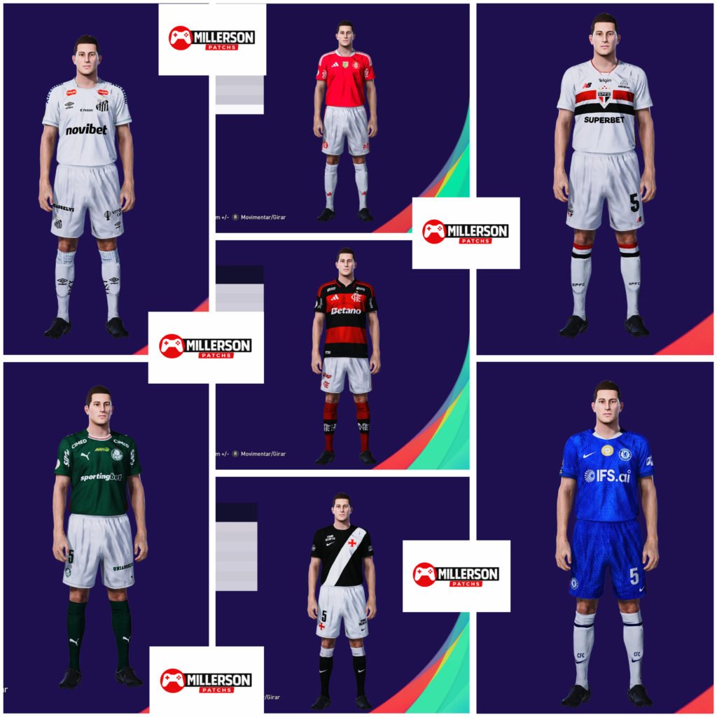 PES 2021 PS4/PS5/PC PATCH LIBERTADORES COM PAQUETA