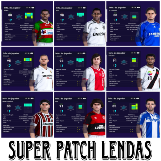 PATCH PES 2020 LEGENDS ATUALIZADO 2025 PS4/PS5