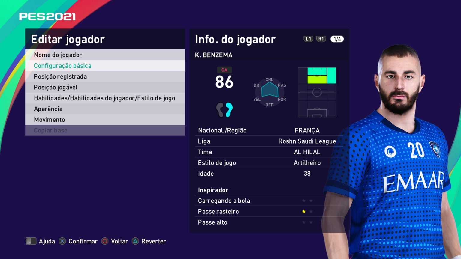 PES 2021 PS4/PS5/PC PATCH LIBERTADORES COM PAQUETA